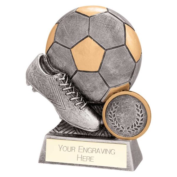 Exodus Football Boot and Ball Trophy - Warrington Trophy World